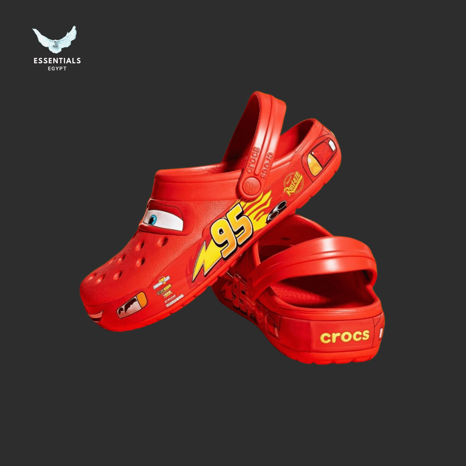 Lightning McQueen Crocs Egypt | Essentials EG