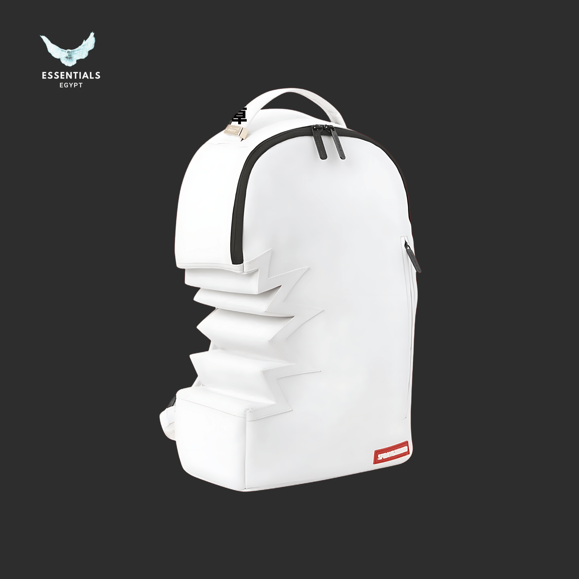 Sprayground Infamous White Backpack Egypt | Essentials EG