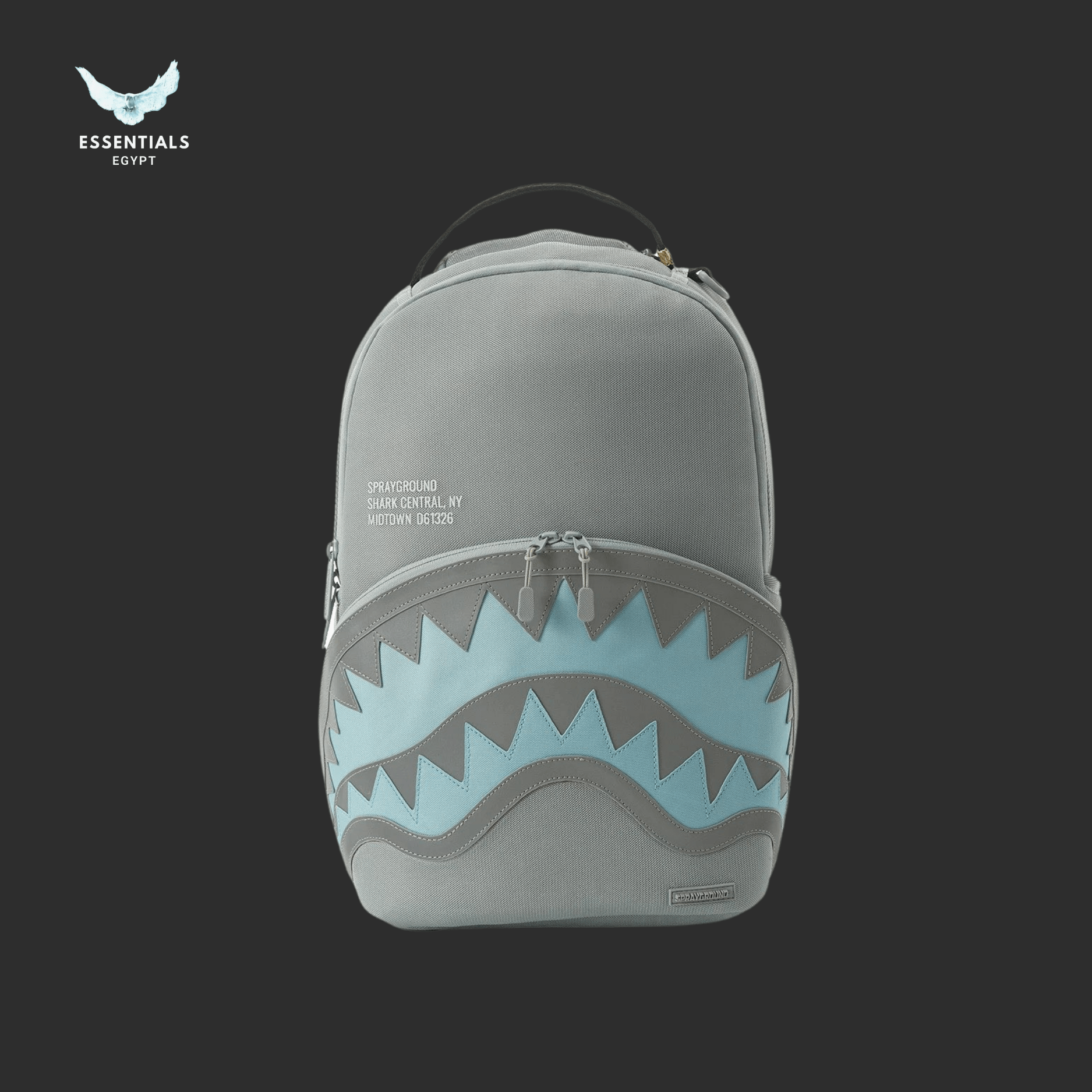 Sprayground Grey Aqua Shark Backpack Egypt | Essentials EG